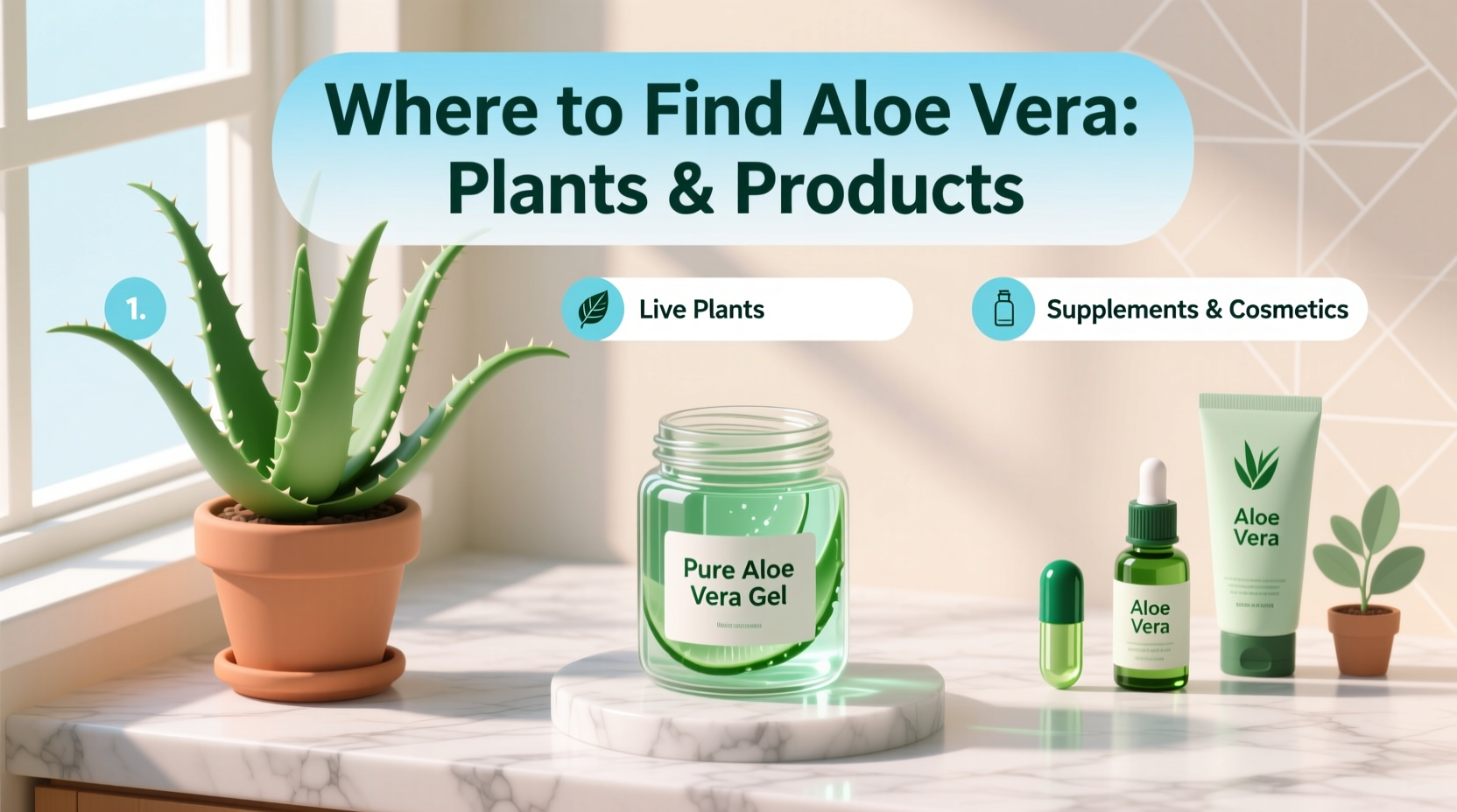 Where to Find Aloe Vera: Plants & Products