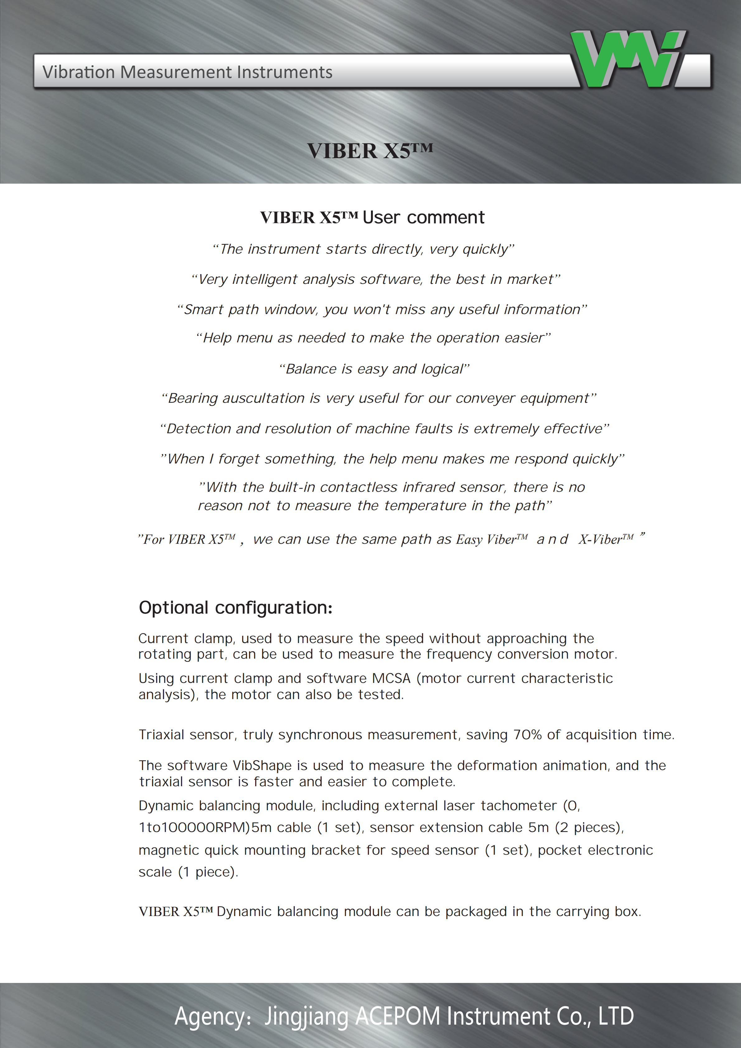 vibration analyzer VIBER X5 MK III professional solution for vibration ...