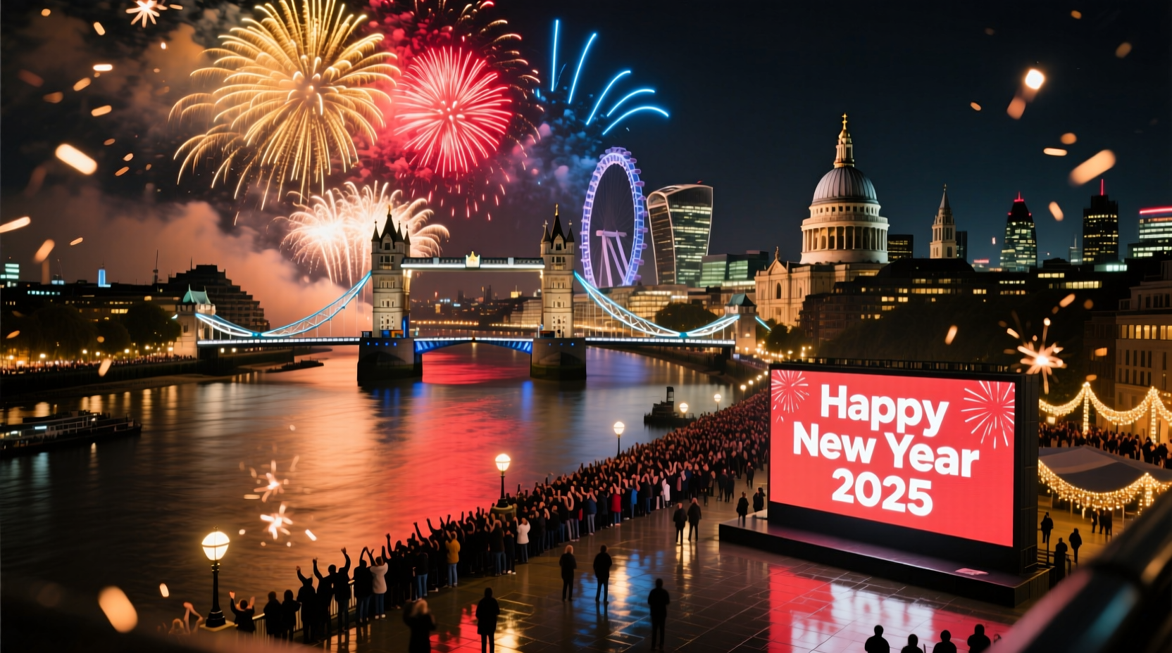 Where to See London New Year Fireworks Without Tickets