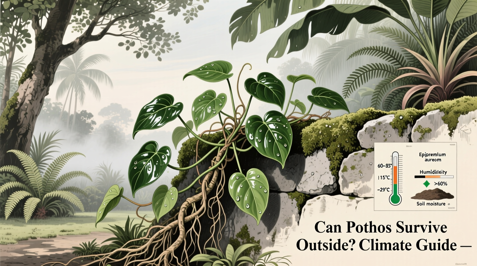 Can Pothos Survive Outside? Climate Guide