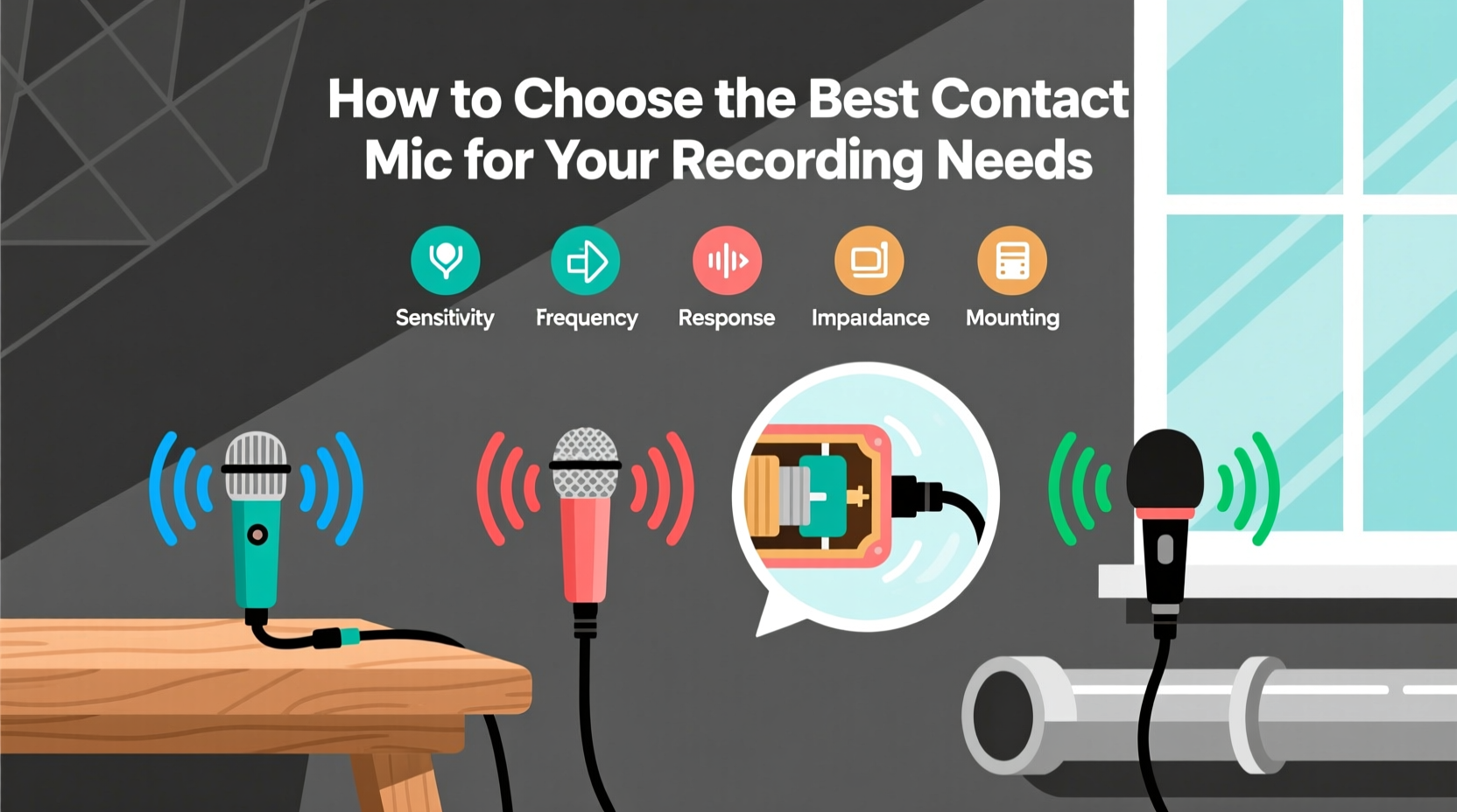 How to Choose the Best Contact Mic for Your Recording Needs