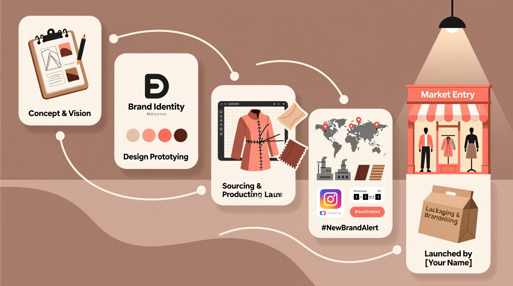 Step By Step Guide To Launching Your Own Clothing Brand From Concept To ...