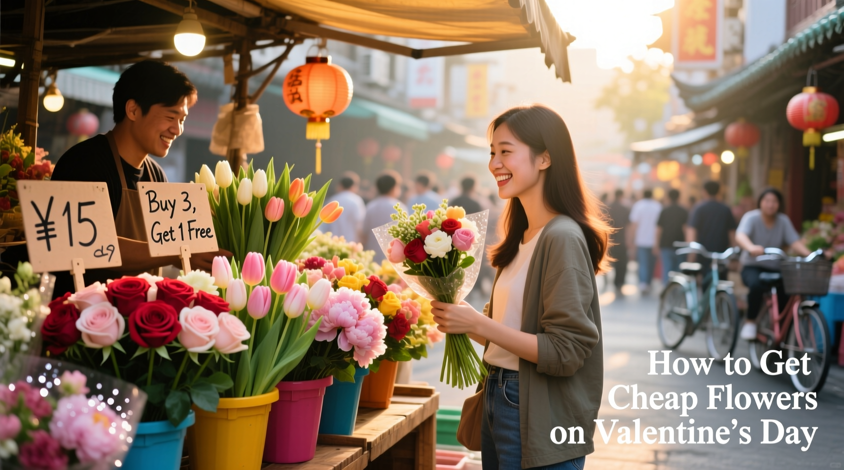 How to Get Cheap Flowers on Valentine's Day