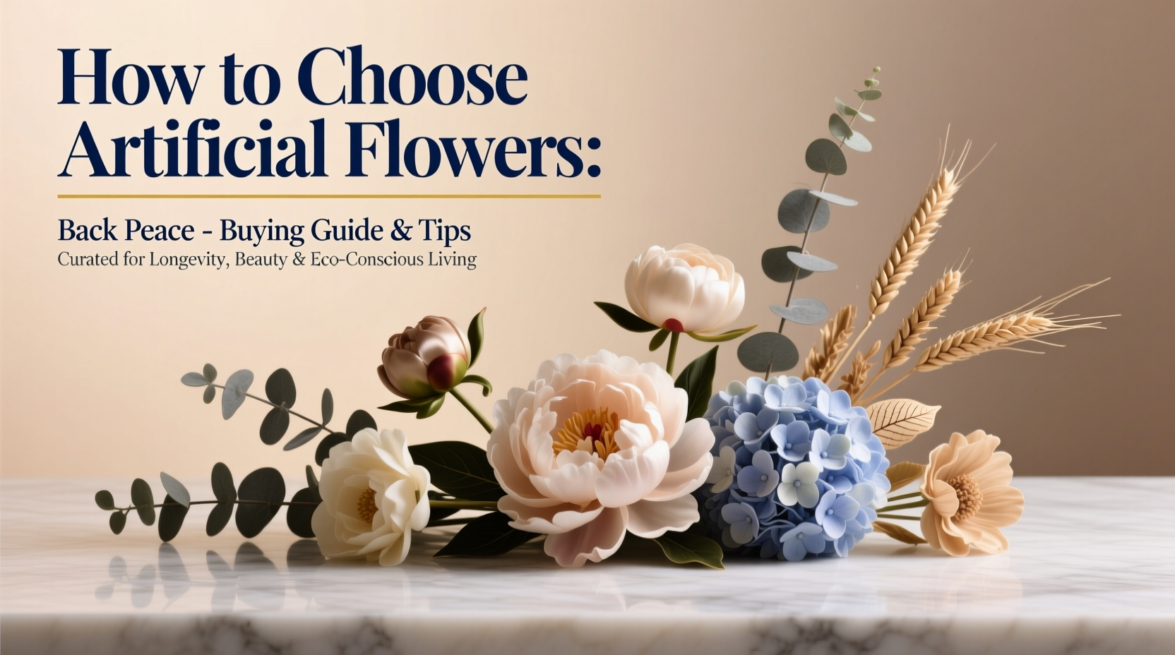 How to Choose Artificial Flowers Back Peace: Buying Guide & Tips