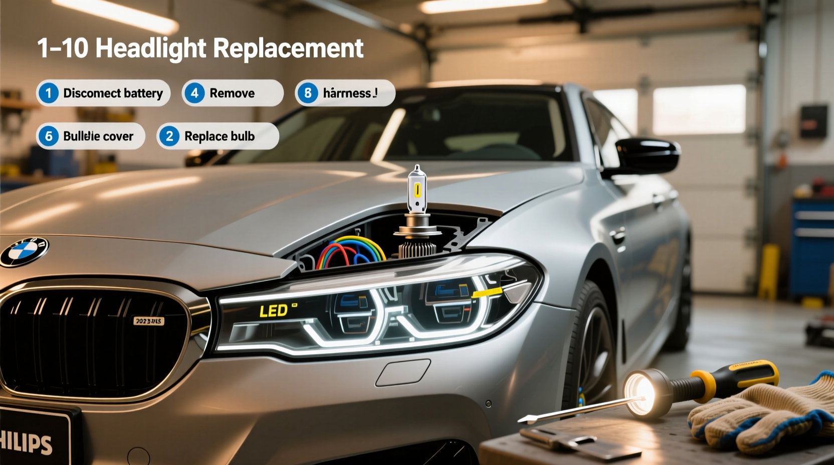 F10 Headlight Bulb Replacement: Step-by-Step Guide & Best Bulbs
