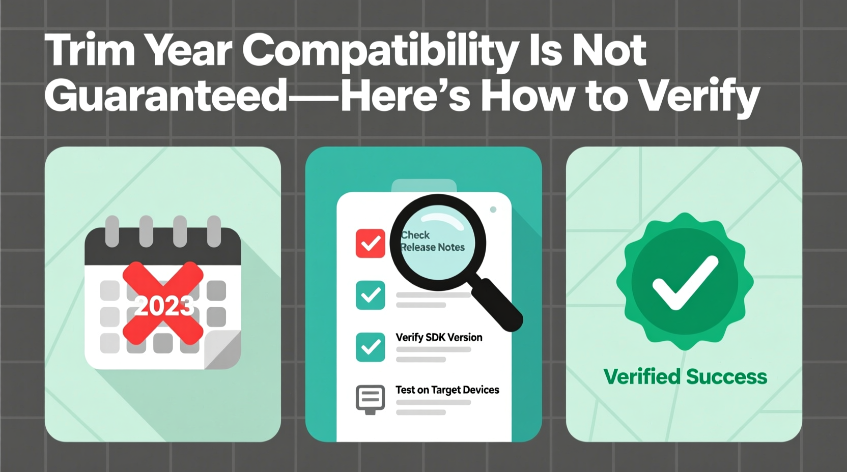Trim Year Compatibility Is Not Guaranteed—Here's How to Verify