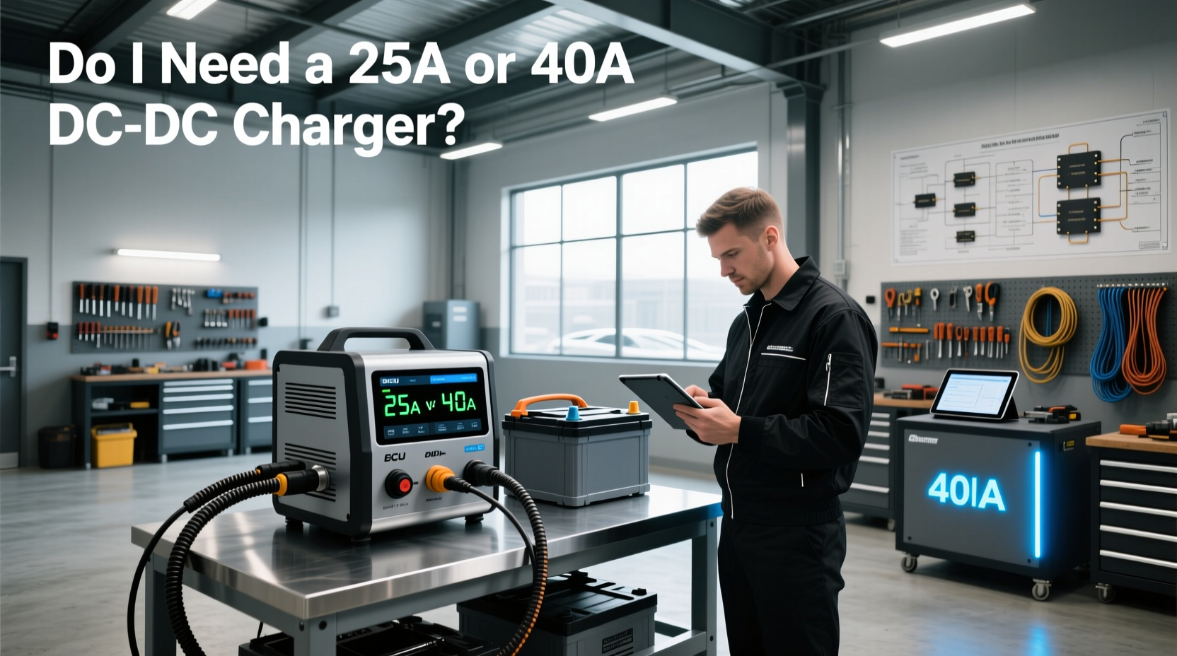 How to Choose ECU Programming Battery Charger, Do I Need a 25A or 40A ...