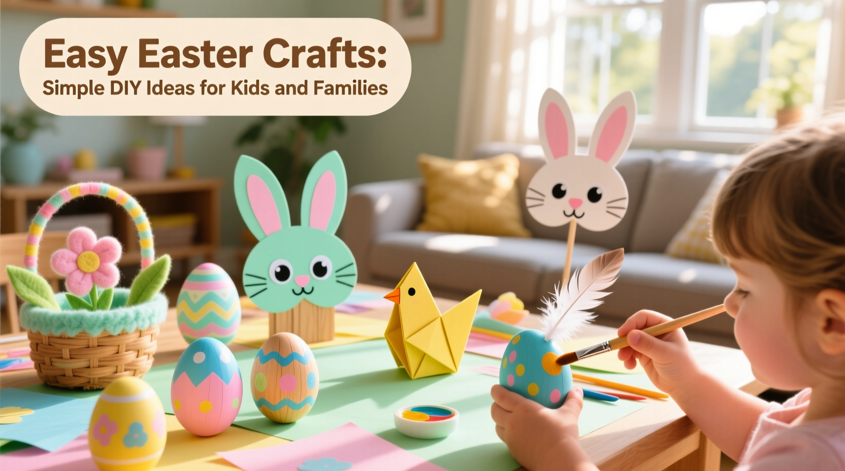 Easy Easter Crafts: Simple DIY Ideas for Kids and Families