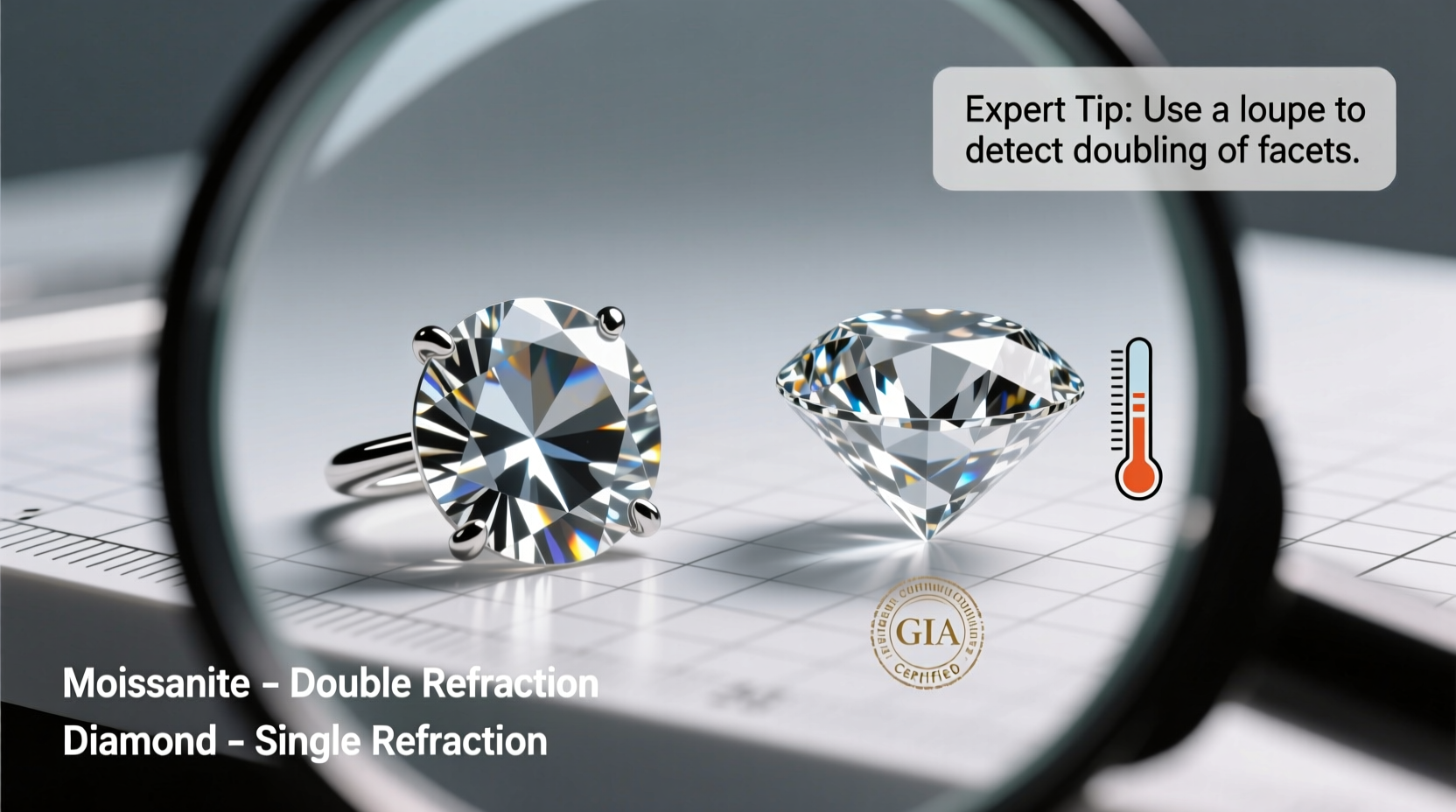 Expert Tips To Accurately Identify Genuine Moissanite From Diamonds At Home