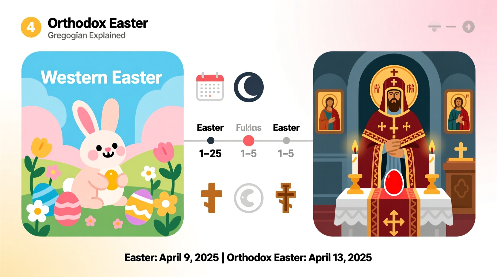 Difference Between Easter and Orthodox Easter Explained