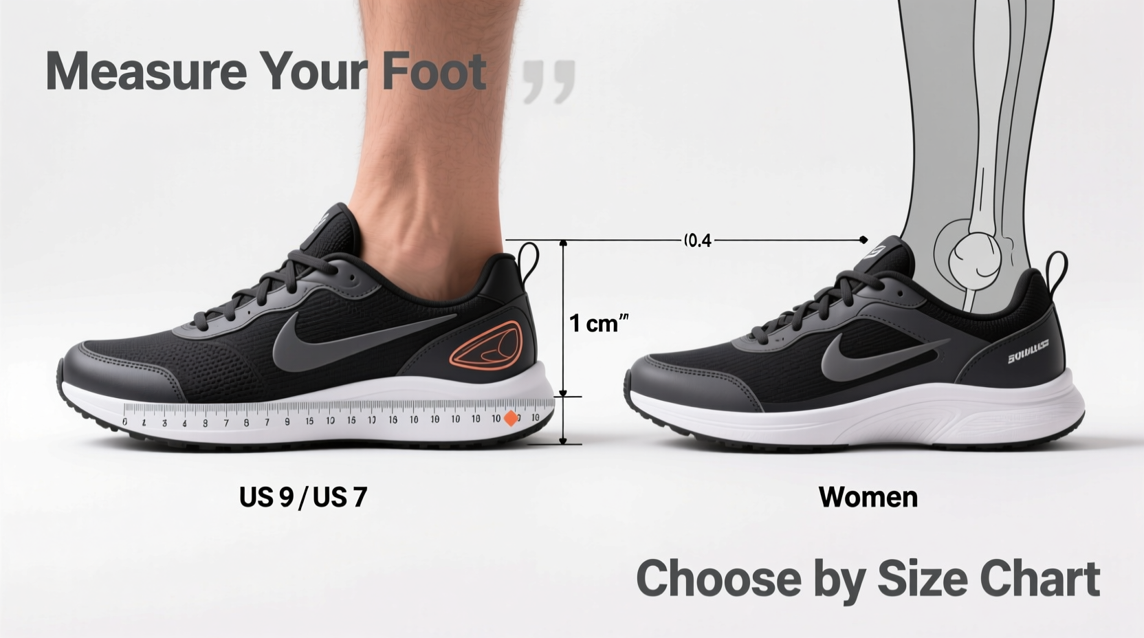 How To Accurately Measure And Choose The Right Size For Mens And Womens ...