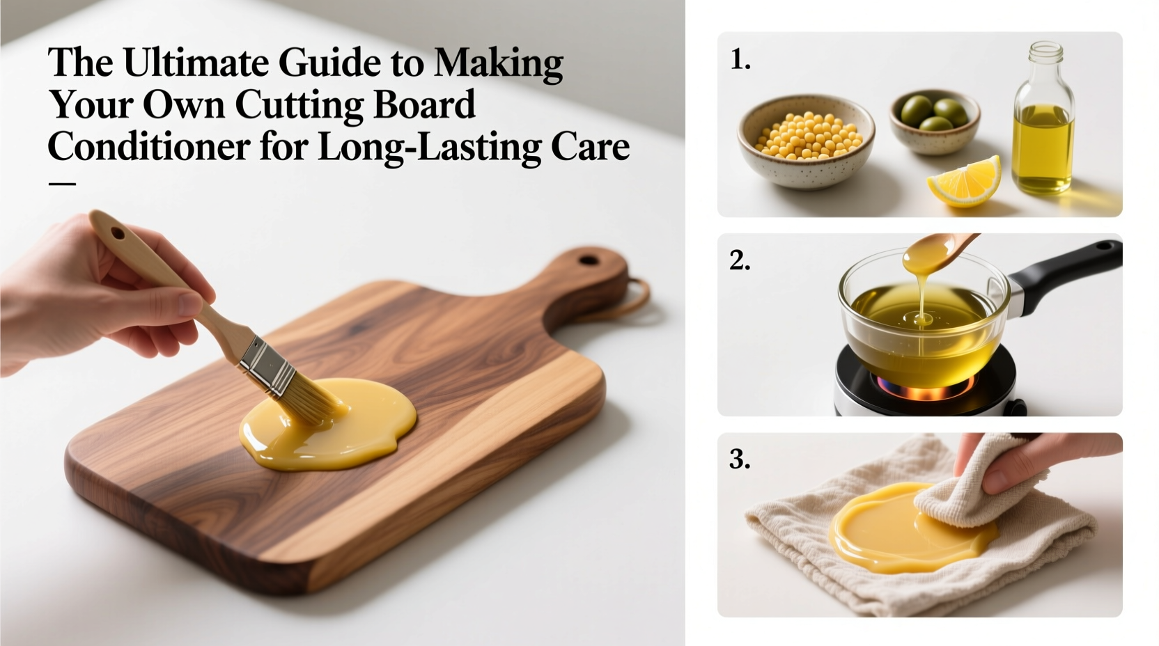 The Ultimate Guide To Making Your Own Cutting Board Conditioner For ...