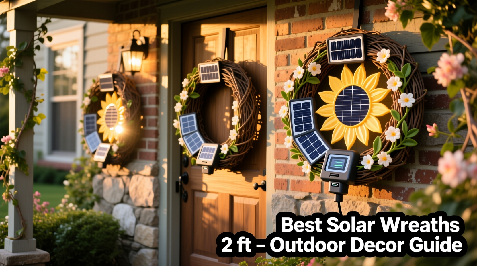 How to Choose the Best Large Solar Wreaths 2 ft for Outdoor Decor