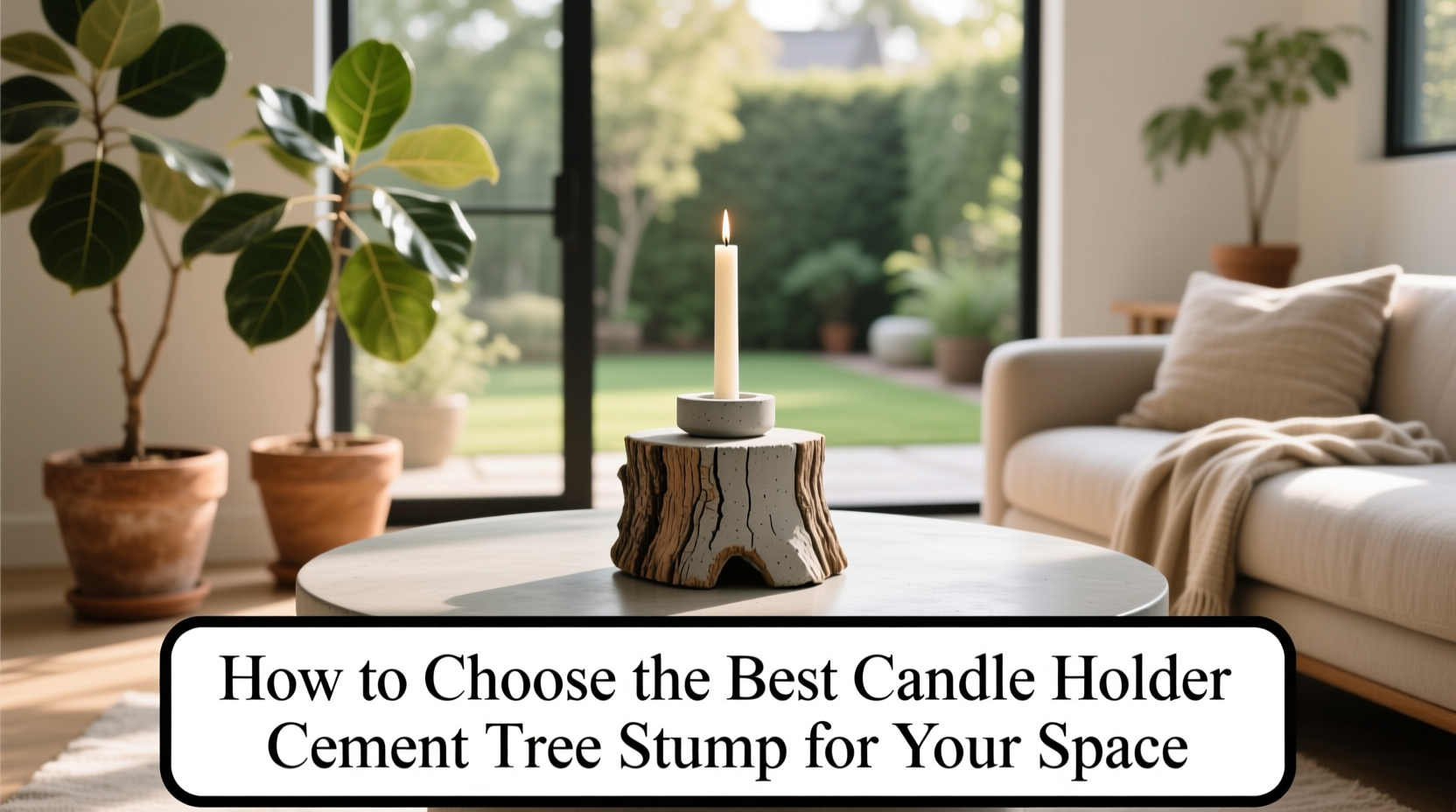 How to Choose the Best Candle Holder Cement Tree Stump for Your Space