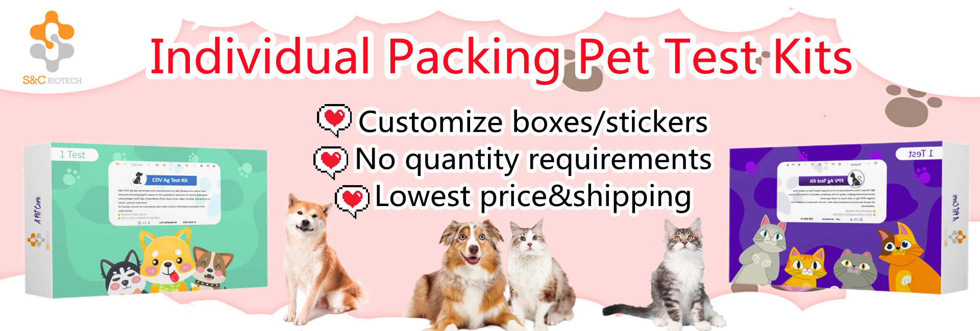 Shanghai S&C Biotech Co.,Ltd - Pet rapid test kit, Animal rapid test kit