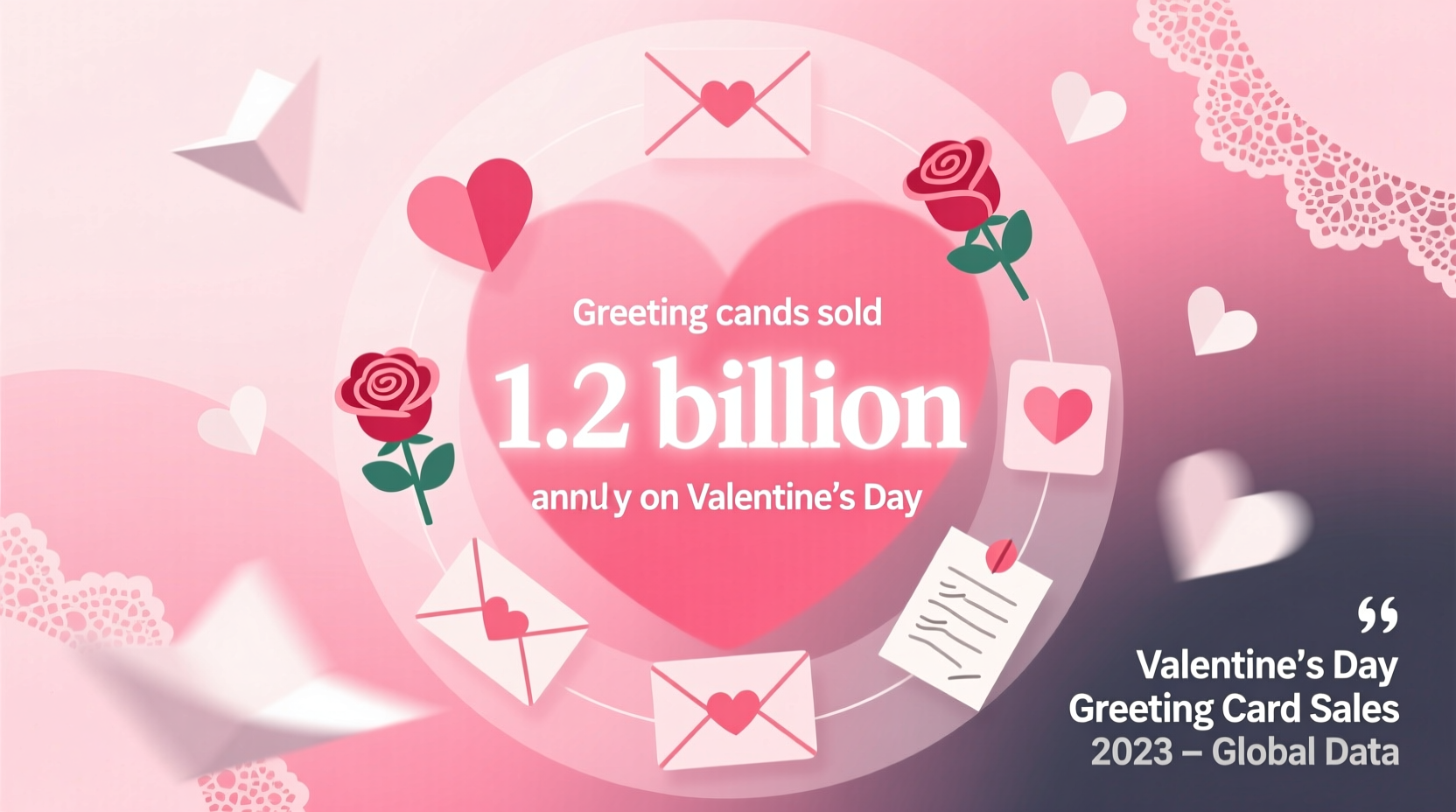 How Many Greeting Cards Are Sold on Valentine's Day