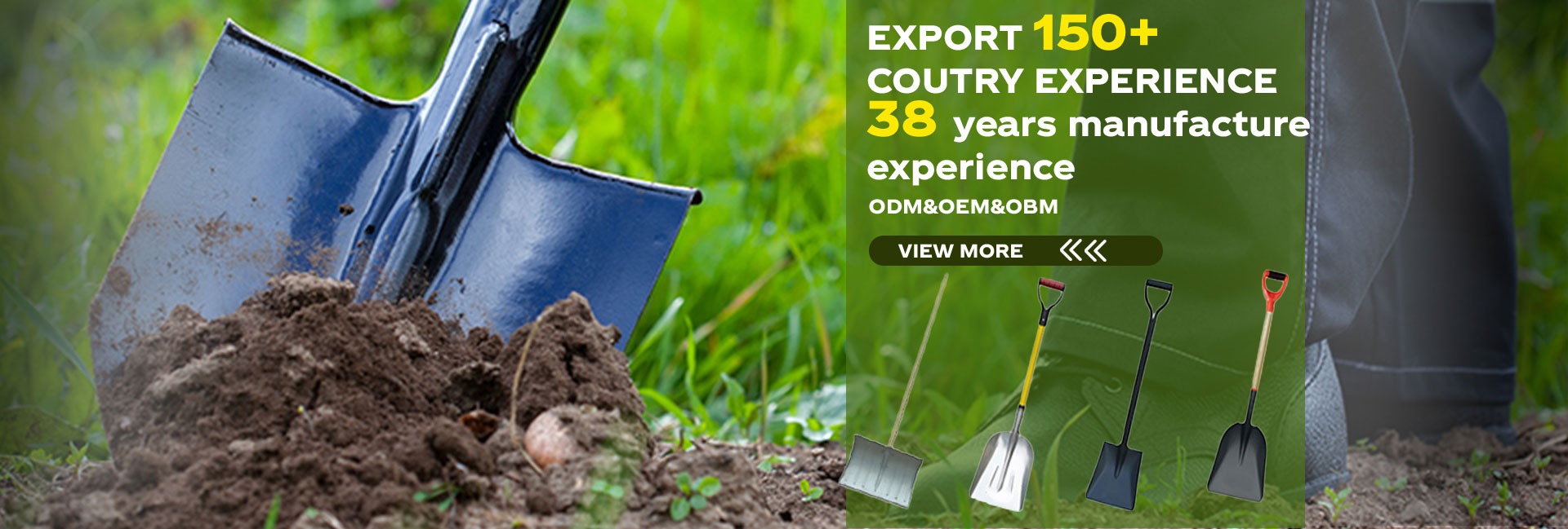 Tangshan Renhe Hardware Tools Co., Ltd. - Shovel with handle, Hoe
