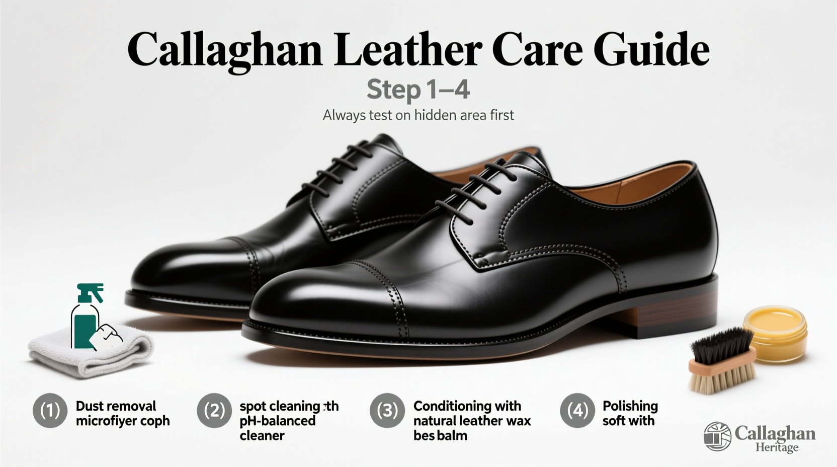 The Ultimate Guide To Cleaning And Caring For Callaghan Leather Shoes ...