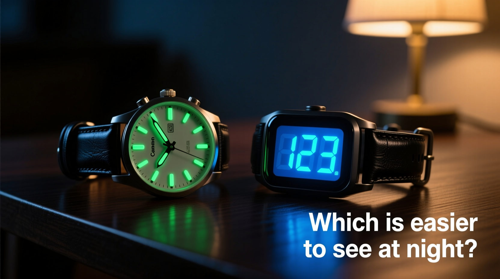 Luminous Watch Vs Digital Watch At Night Which Is Really Easier To See
