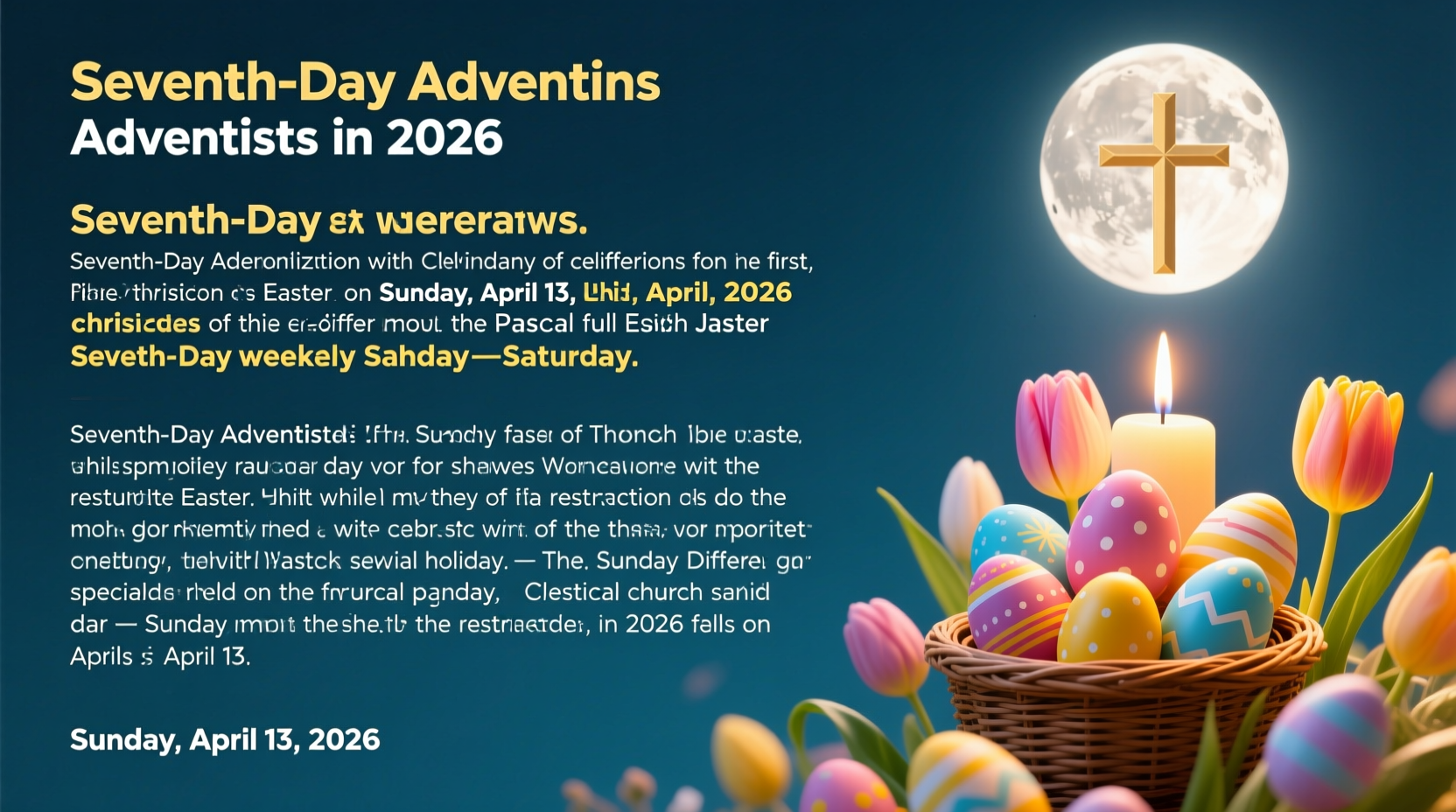 When Do Seventh-day Adventists Celebrate Easter in 2026?