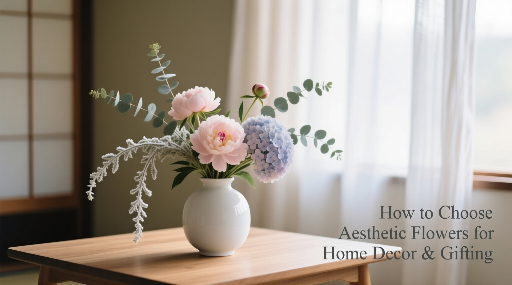 How to Choose Aesthetic Flowers for Home Decor & Gifting