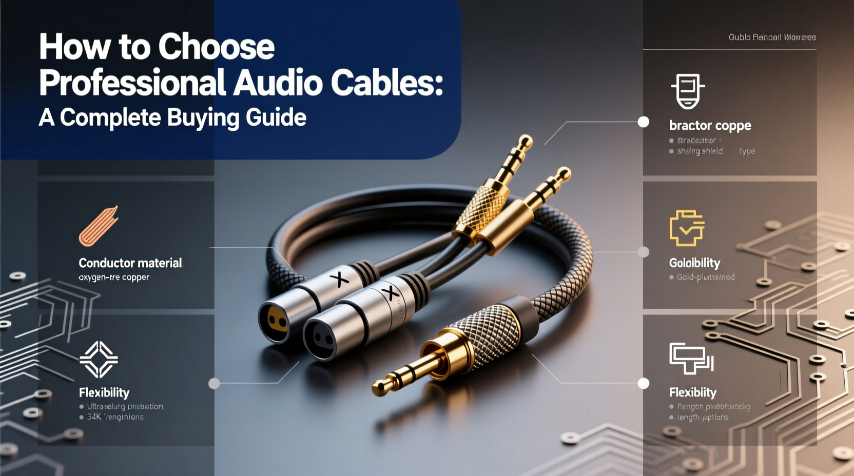 How to Choose Professional Audio Cables: A Complete Buying Guide