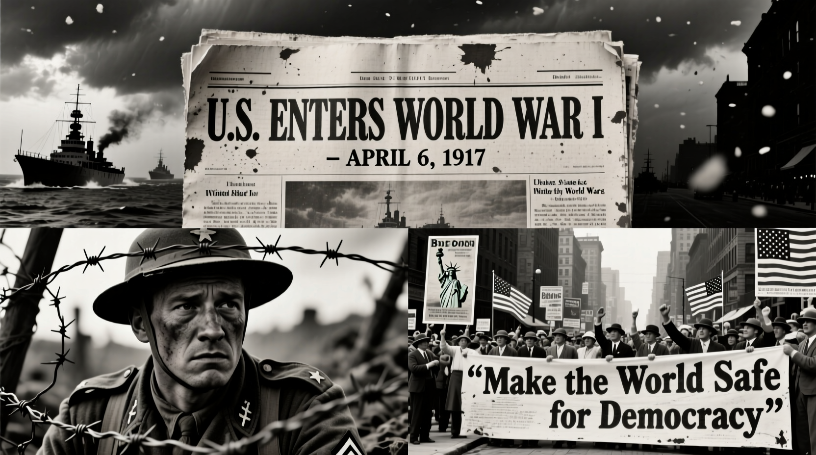 Why Did The Us Enter World War I Key Reasons History