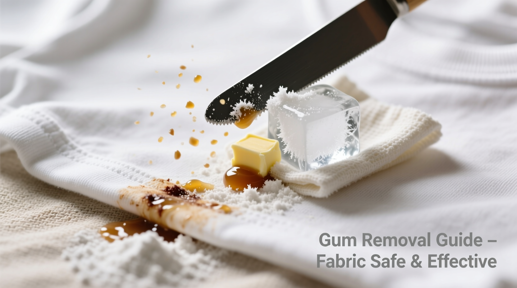 Effective And Fabric Safe Techniques To Remove Chewing Gum From Clothing