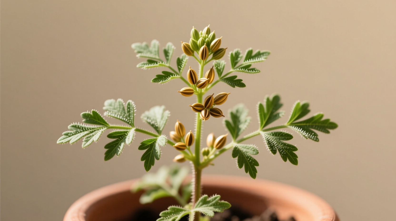 Carom Leaves Plant