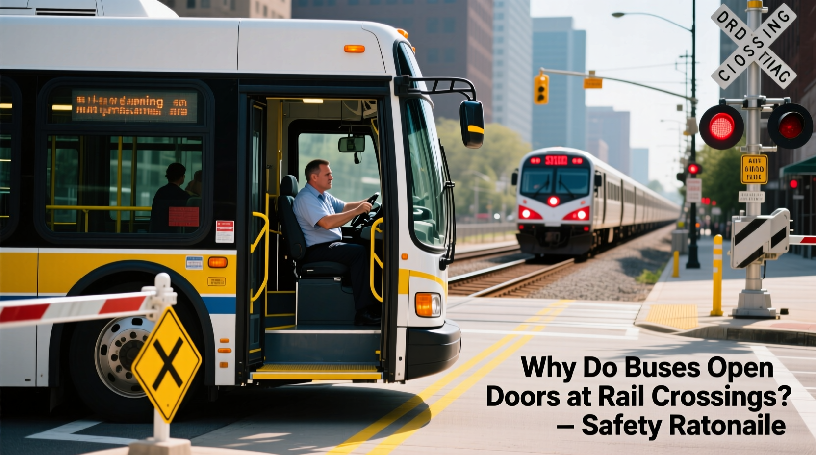 Why Do Buses Open Doors At Railroads The Safety Rationale