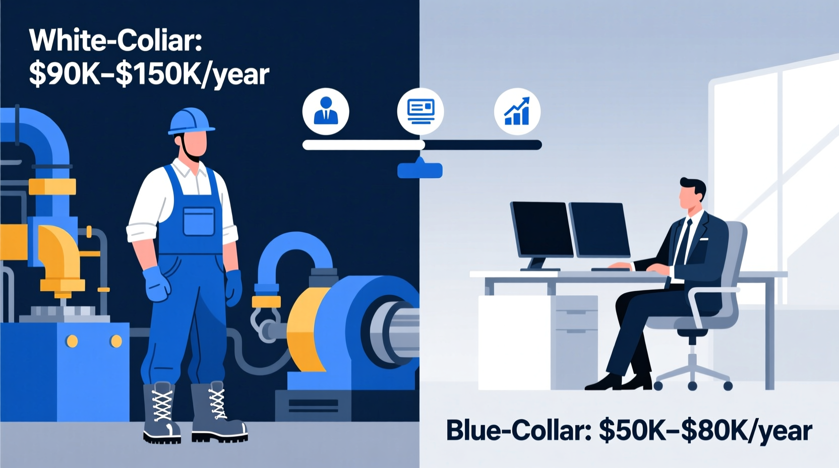 Blue Vs White Collar Which One Pays More Is It Worth Switching Careers