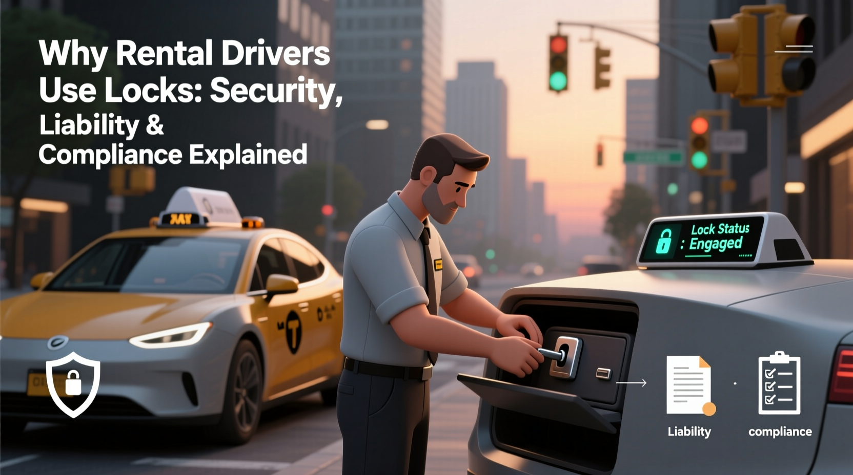 Why Rental Drivers Use Locks: Security, Liability & Compliance Explained