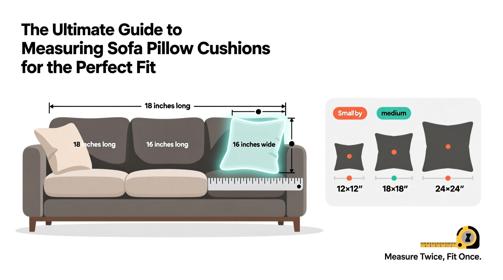 The Ultimate Guide To Measuring Sofa Pillow Cushions For The Perfect Fit