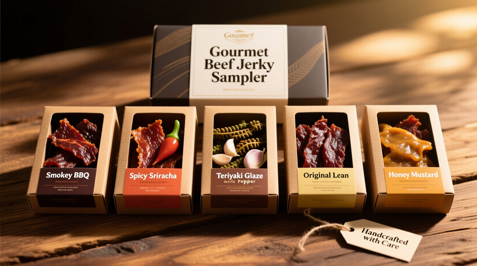 Beef Jerky Gift Set Delicious Samplers Gourmet Meat Boxes