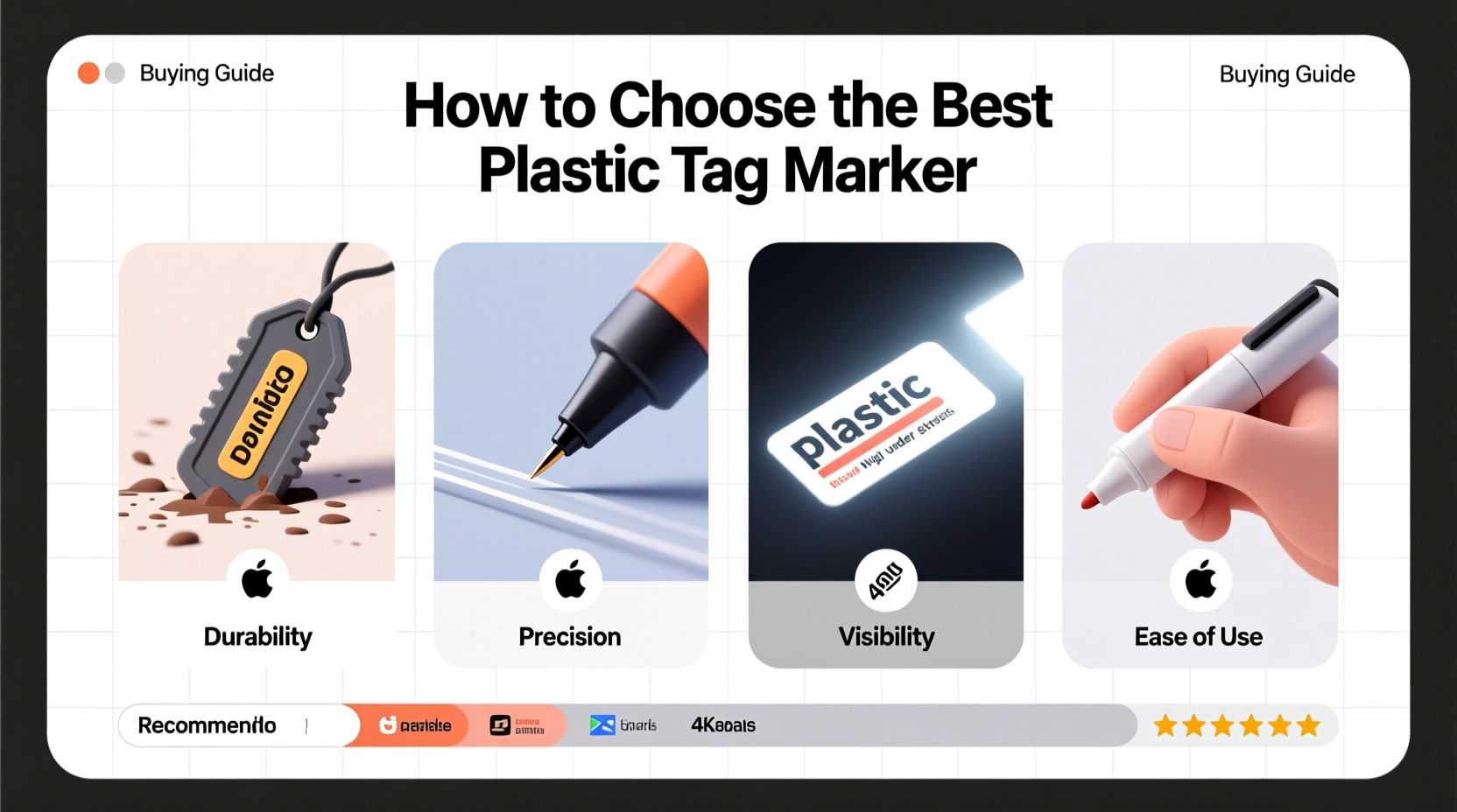 How to Choose the Best Plastic Tag Marker: A Complete Buying Guide