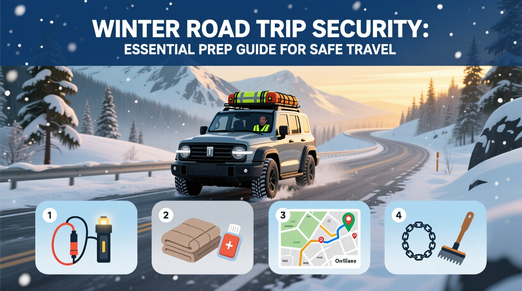 Winter Road Trip Security: Essential Prep Guide for Safe Travel