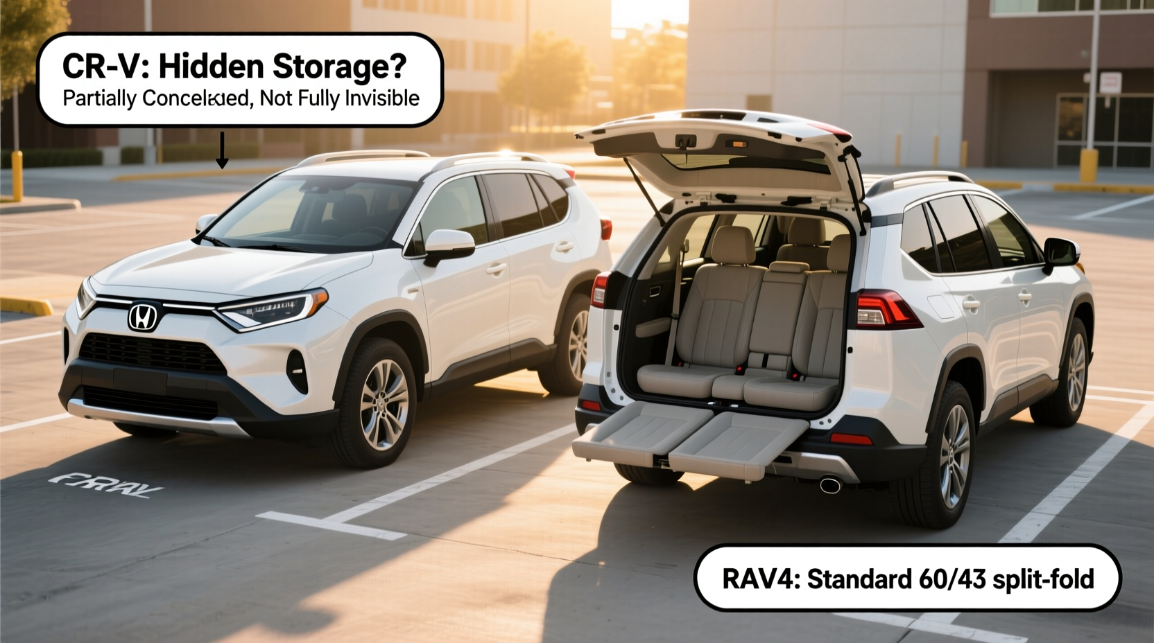 RAV4 vs CR-V Hidden Seats: No True Hidden Seats Exist