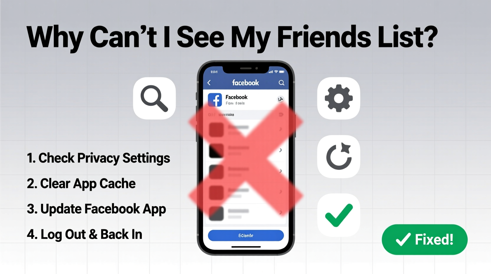 Cant See Friends List On Facebook Heres Why How To Fix It 2
