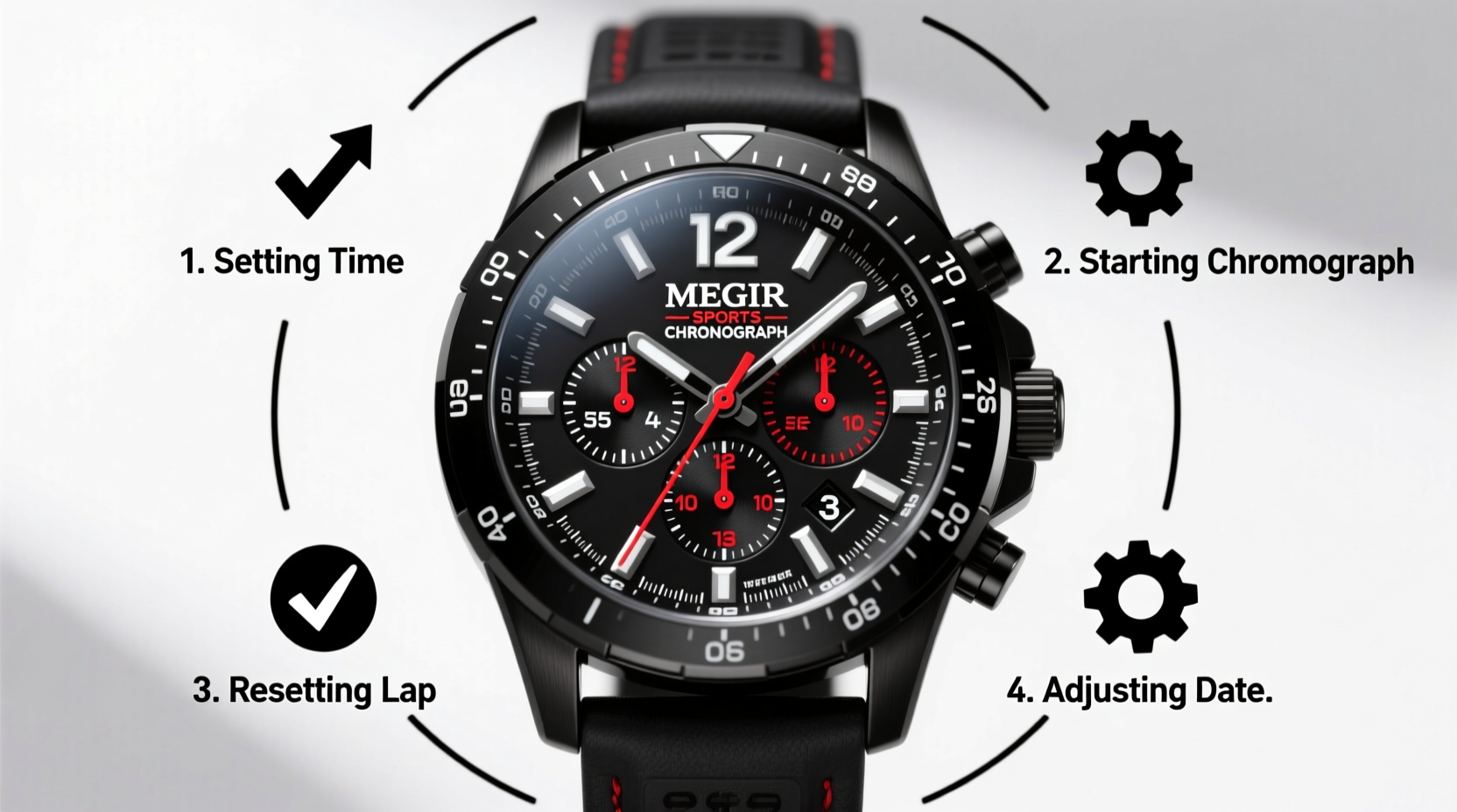 Mastering The Megir Sports Watch Chronograph A Step By Step User Guide