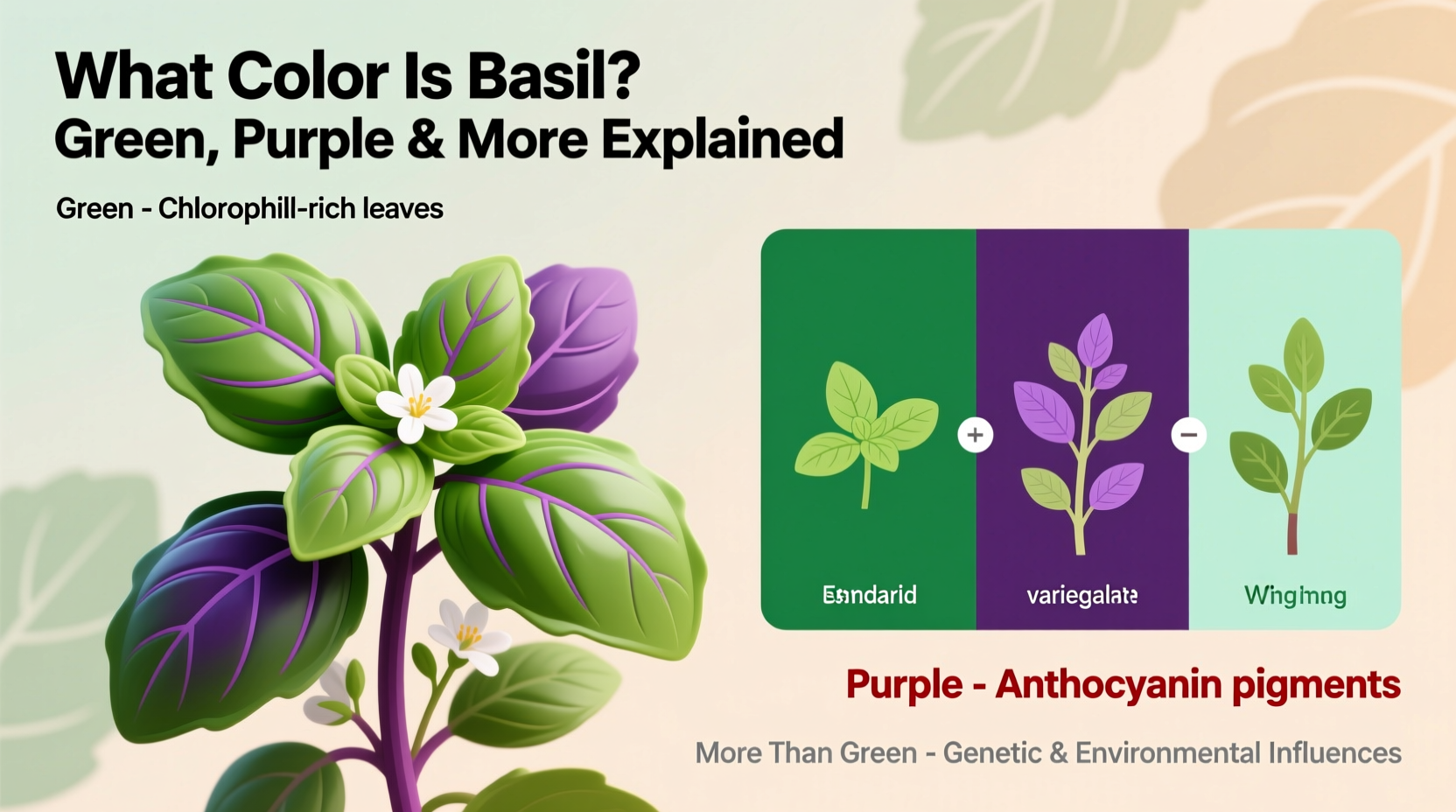 What Color Is Basil? Green, Purple & More Explained