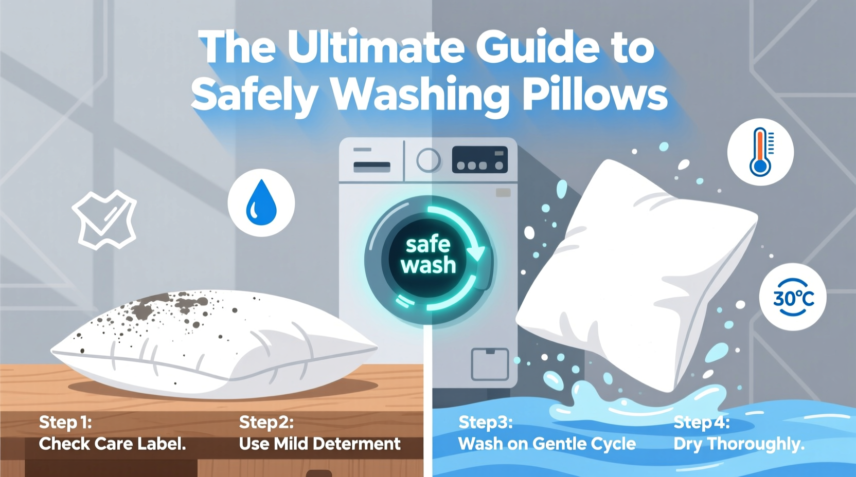 The Ultimate Guide To Safely Washing Pillows In Your Washer For Fresh ...