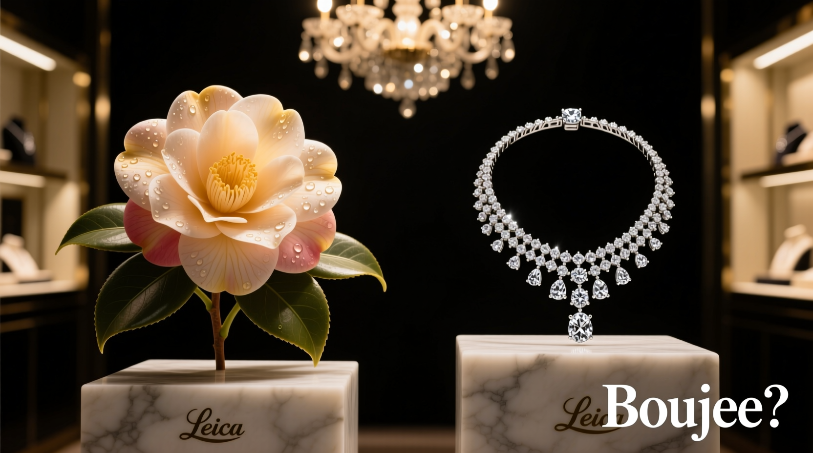 Camellia Vs Diamond Necklace Which One Actually Looks More Boujee In ...