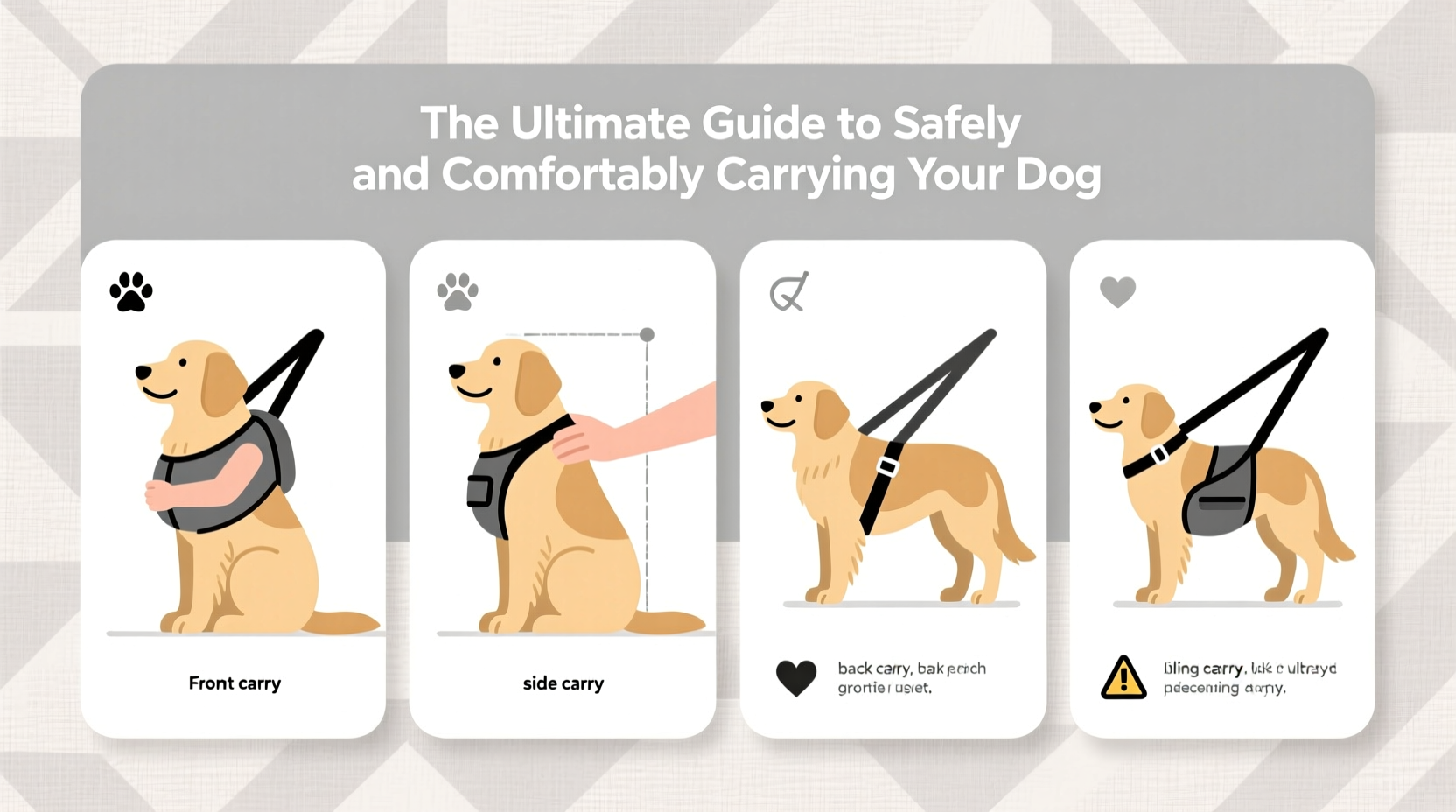 The Ultimate Guide To Safely And Comfortably Carrying Your Dog