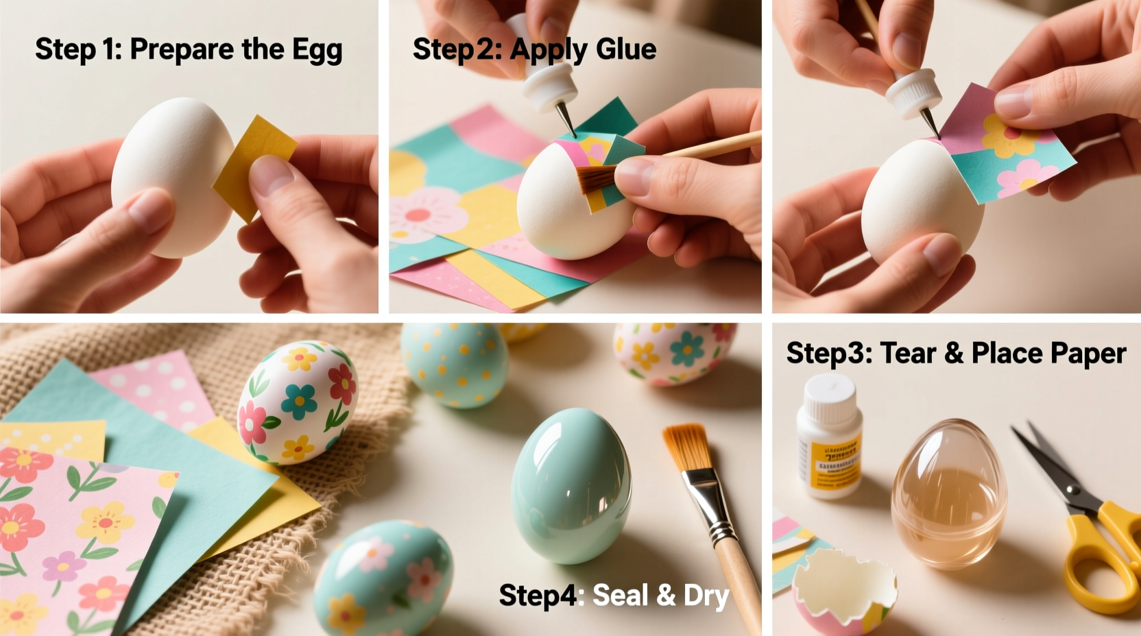 How to Decoupage Easter Eggs: A Step-by-Step Guide