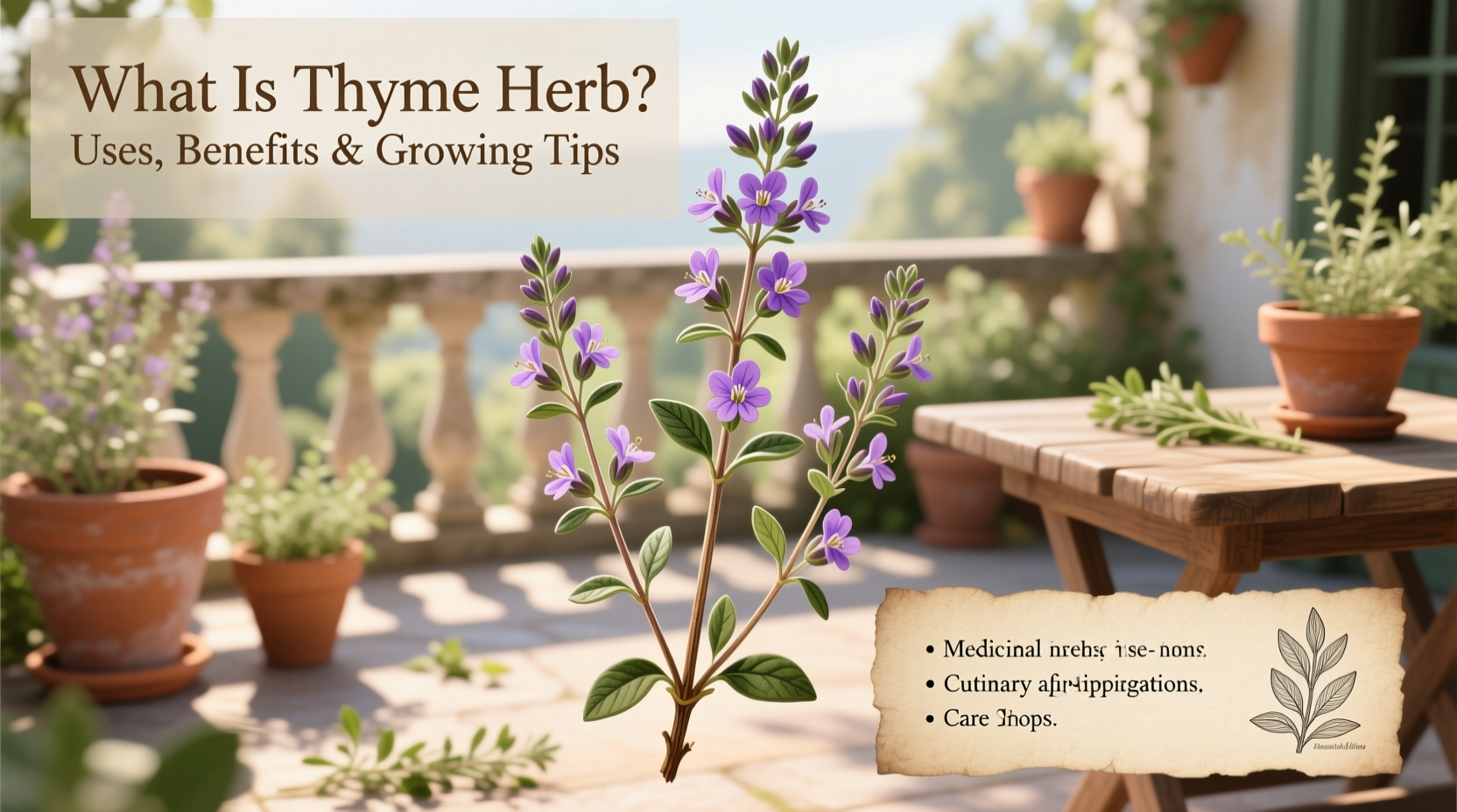 What Is Thyme Herb? Uses, Benefits & Growing Tips