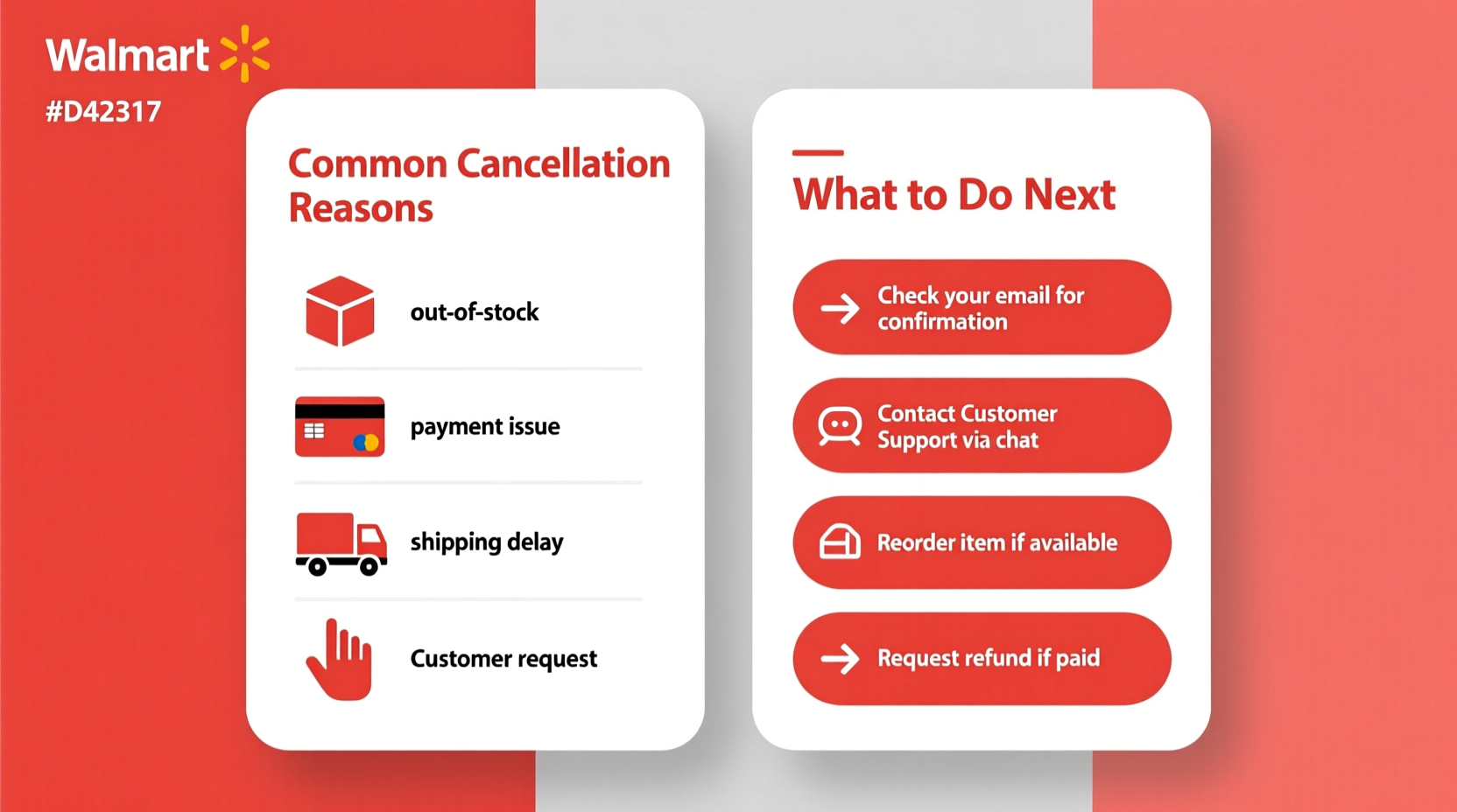Walmart Order Cancelled Reasons What To Do Next