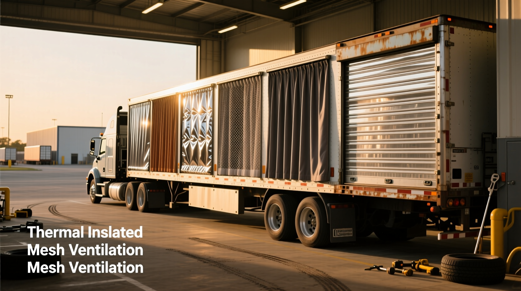 How to Choose Semi Truck Curtains, What Are the Different Types of Curtain?