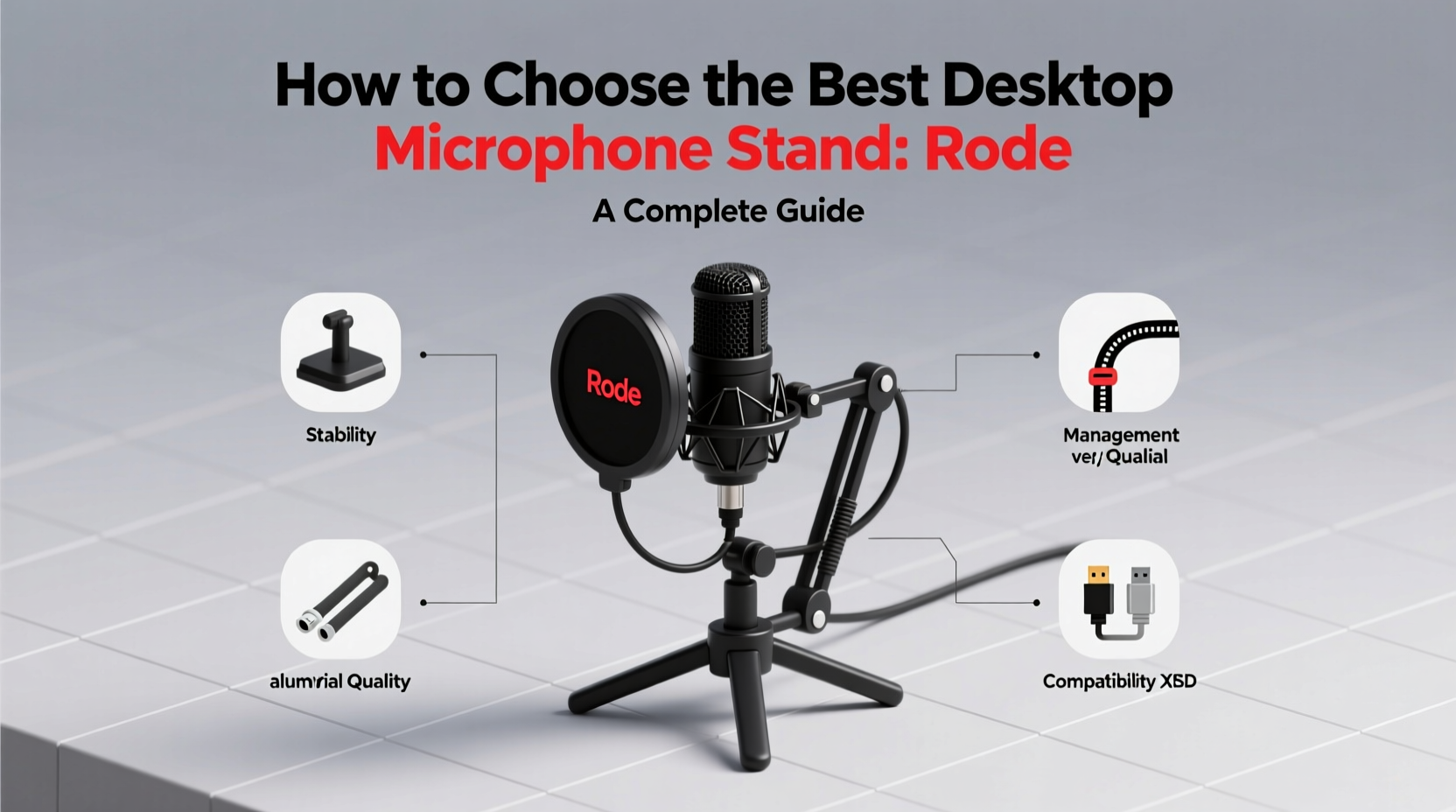 How to Choose the Best Desktop Microphone Stand Rode for Your Setup