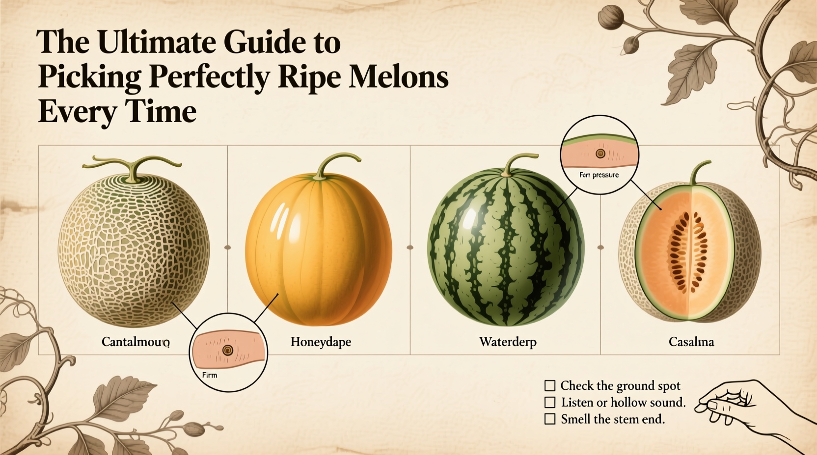 The Ultimate Guide To Picking Perfectly Ripe Melons Every Time