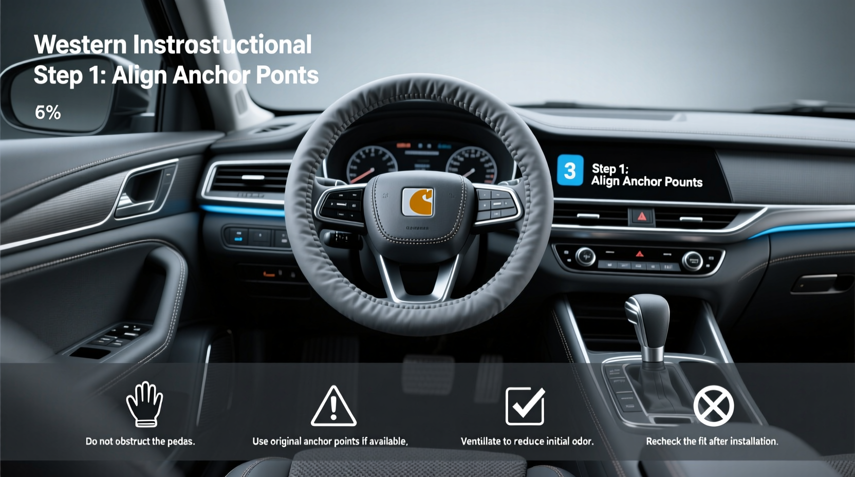Carhartt Steering Wheel Cover